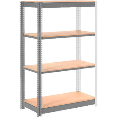 Global Industrial 4 Shelf, Heavy Duty Boltless Shelving, Add On, 48"W x ...