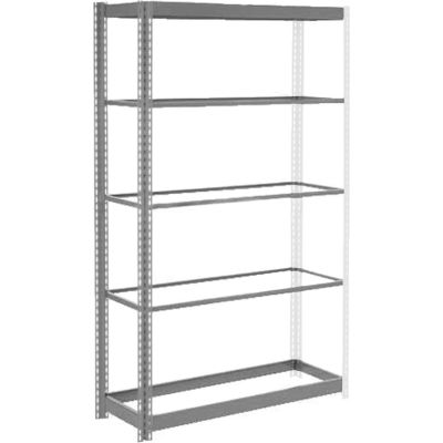 Global Industrial 5 Shelf, Heavy Duty Boltless Shelving, Add On, 48"W x ...