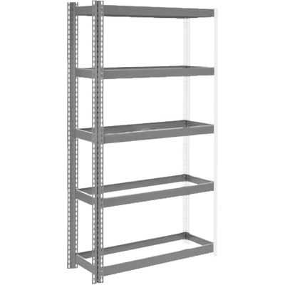 Global Industrial 5 Shelf, Extra Heavy Duty Boltless Shelving, Add On ...