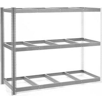 Global Industrial 3 Shelf, Wide Boltless Shelving, Add On, 96"W x 36"D ...