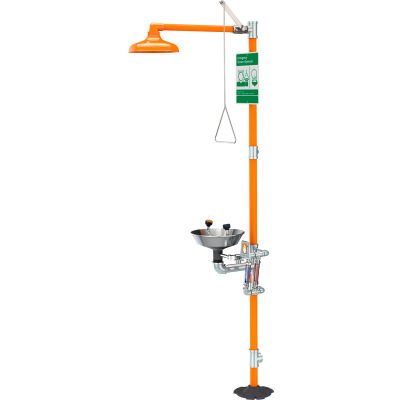 Guardian Equipment Safety Station w/ Eyewash, Shower Head, Bowl, Freeze ...
