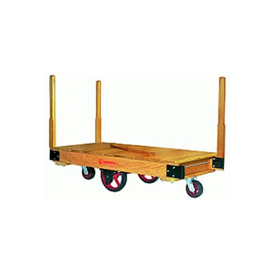 Hamilton® Tilt Truck 24 x 48 Solid Wood - Metal Wheels 1500 Lb. Cap ...