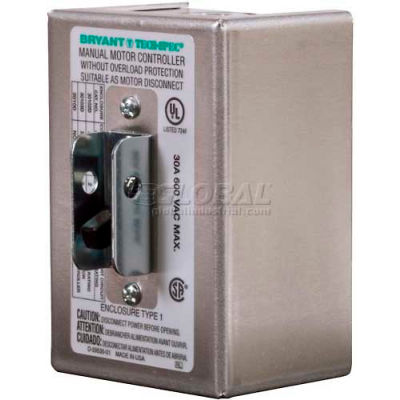 30 AMP NEMA 1 Enclosed Toggle Switch | B864051 - GLOBALindustrial.ca