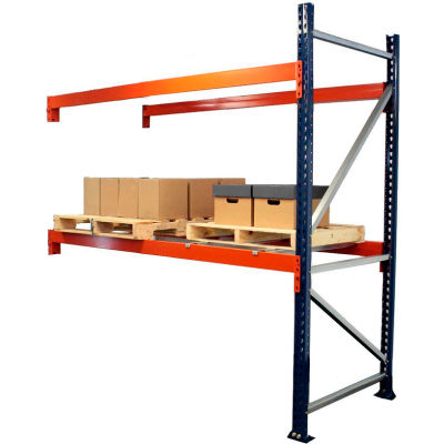 Interlake Mecalux Teardrop Bolted Pallet Rack, Add-On, 144"W x 36"D x ...