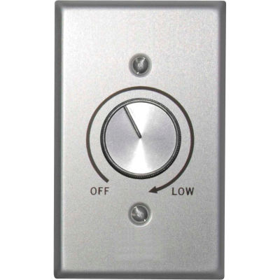 J&D Manufacturing Variable Speed Control Switch For 4 Fans, Silver ...