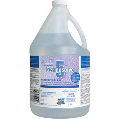 Germosolve 5 Disinfectant Cleaner & Deodorizer, 3.78 L Bottle, Natural ...