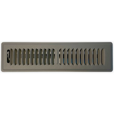 Speedi-Grille Floor Vent Register With 2 Way Deflection 2" X 12", Storm ...