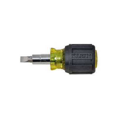 Klein Tools® 32561 6-in-1 Stubby Multi-Bit Screwdriver/Nutdriver ...