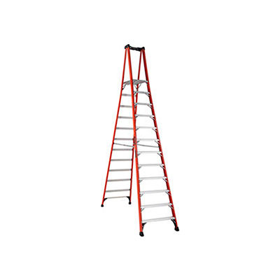 Louisville 12' Fiberglass ProTop Platform Ladder - 375 Lb. Cap. - Type ...