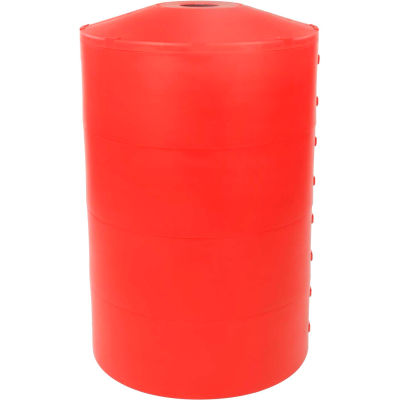 Light Pole Guard Base Cover LPGRED, 26"Dia. x 41-1/4"H, 4 Rings, Red ...