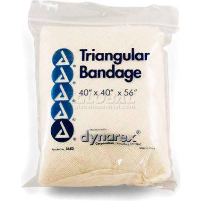 Triangular Bandage, 40" x 40" x 56", 1/Bag | B811407 - GLOBALindustrial.ca