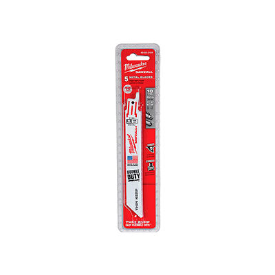 Milwaukee® 48-00-5184 6" 18 TPI SAWZALL® Blade (5 Pack) | B448075 ...