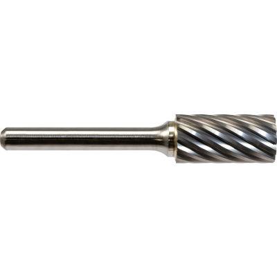 Mastercut Tool Corp. Cylindrical No Endcut Bur, 2-1/2"L x 1/4" Shank ...