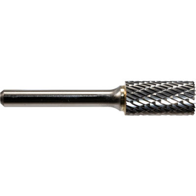 Mastercut Tool Corp. Cylindrical Endcut Bur, Double Cut, 3"L x 1/8 ...