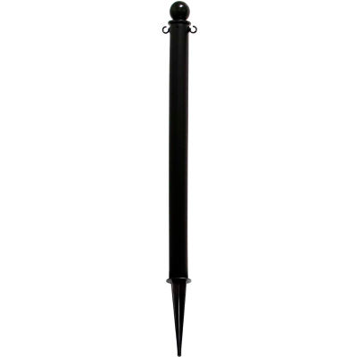 Global Industrial™ Plastic Ground Pole, 35"H, Black | 708553BK ...