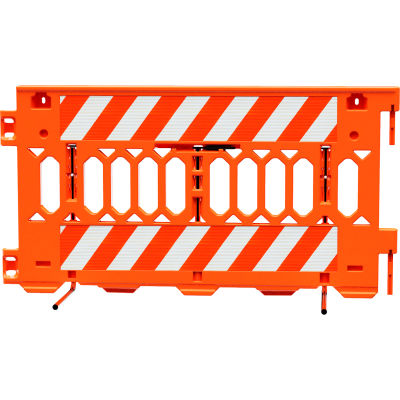 Plasticade Pathcade Barrier System w/ HIP Sheeting, 1 Side 72"x 3"x 38 ...