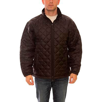 Workreation® Quilted Insulated Jacket, Size Men's Small, Collared ...