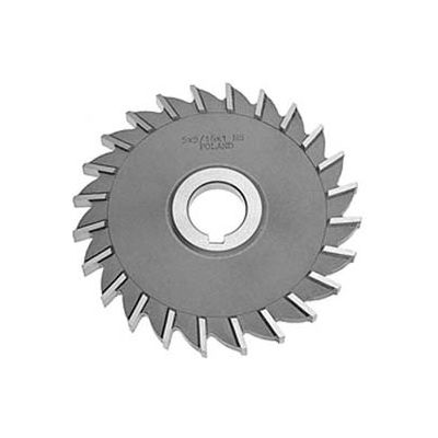 HSS Import Plain Teeth Side Milling Cutter, 5" DIA x 1/4" Face x 1-1/4 ...