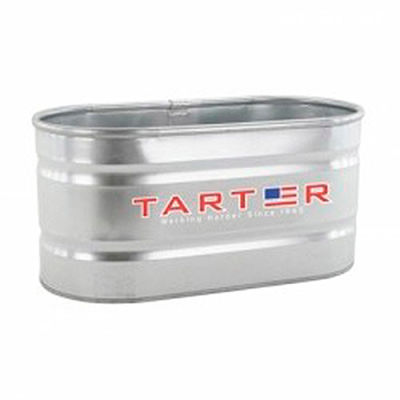 Tarter Galvanized Stock Tank 70 Gallon, 70-1/2 to 73-1/2"L x 10-1/2 to ...