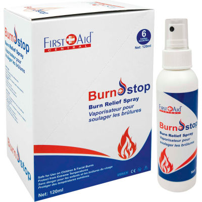 First Aid Central™ BurnStop Burn Spray, 4 oz, 6/Box | B0022482 ...