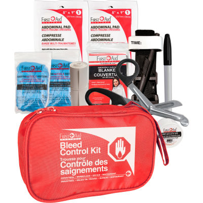 First Aid Central™ Bleed Stop Kit, Basic Kit | B0048207 - GLOBALindustrial.ca