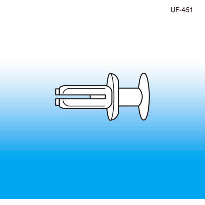 Universal Steel Shelf Fastener, Standard - Pkg Qty 100 | B897889 ...