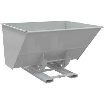 Vestil™ Heavy Duty No Bump & Dump Hopper, Steel, 3 Cu. Yd., 6000 lb ...