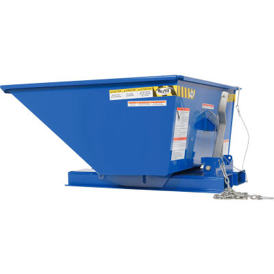Vestil™ Low-Profile Steel Self-Dumping Forklift Hopper, 5/16 Cu. Yd ...