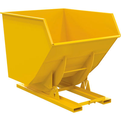 Vestil™ Heavy Duty No Bump & Dump Hopper, Steel, 3-1/2 Cu. Yd., 6000 lb ...