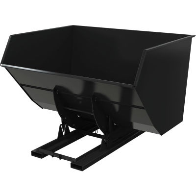 Vestil™ Heavy Duty No Bump & Dump Hopper, Steel, 5 Cu. Yd., 6000 lb ...