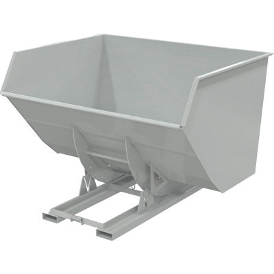 Vestil™ Heavy Duty No Bump & Dump Hopper, Steel, 5 Cu. Yd., 6000 lb ...